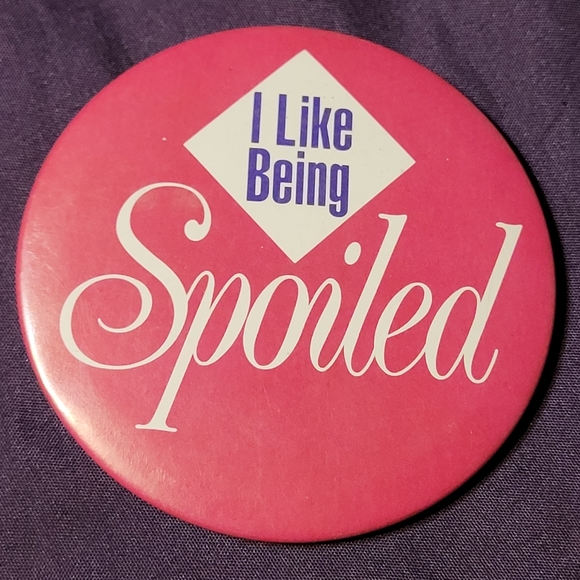 Vintage | Jewelry | Clearance Vintage Spoiled Pinback Button | Poshmark